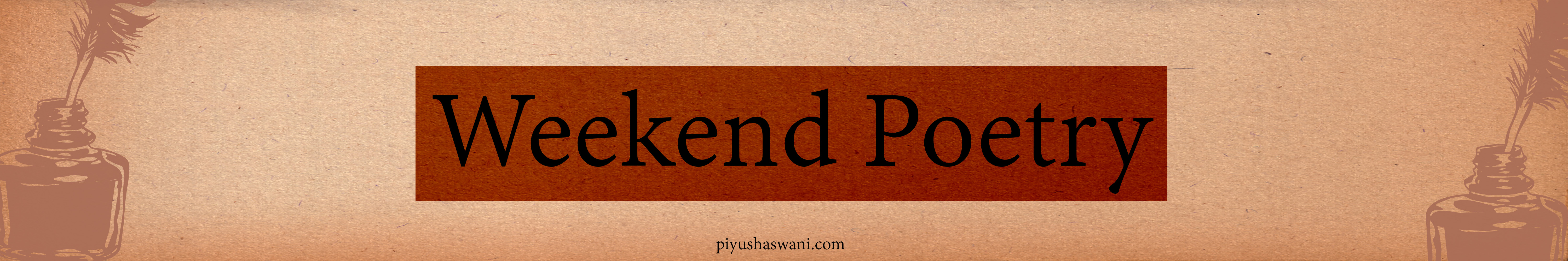 Weekend Poetry The Weekend Blog